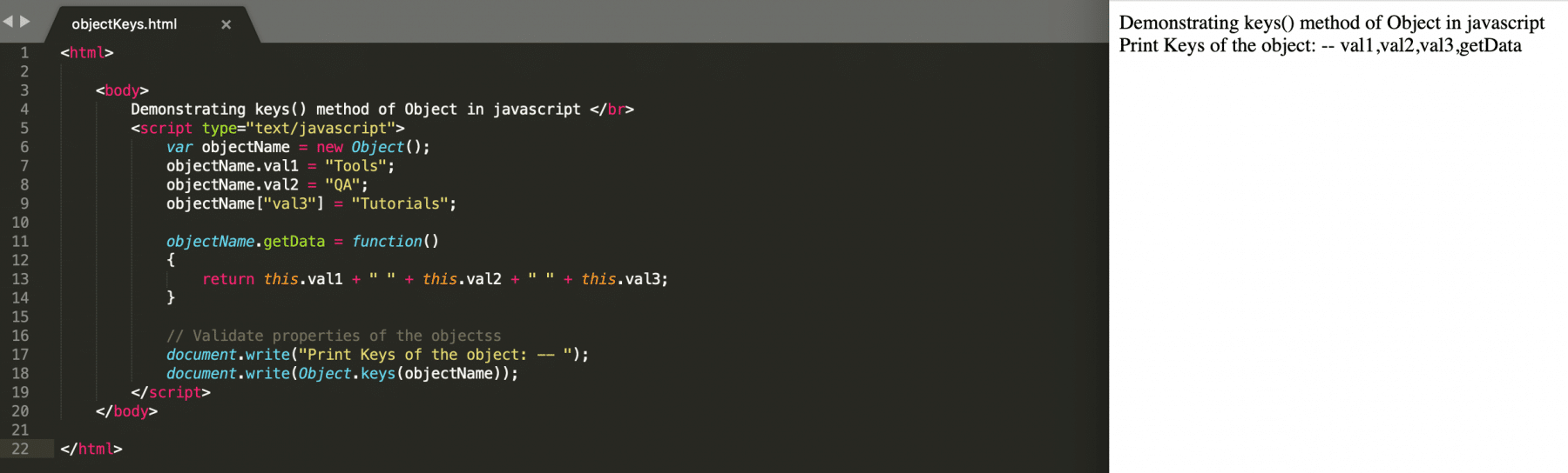 What Are Javascript Objects And Their Useful Methods And Properties
